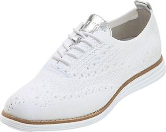 Cole Haan OriginalGrand Stitchlite Oxford bout golf pour femme, Blanc optique, 40.5 EU