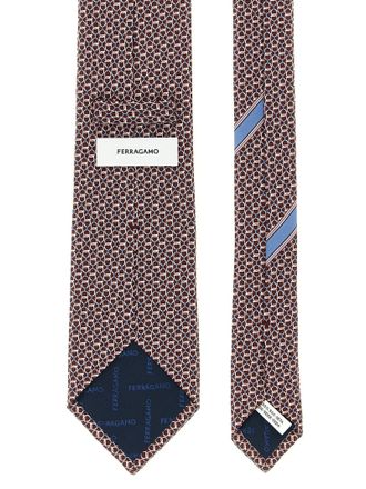 Ferragamo Chapeau Necktie - Wine