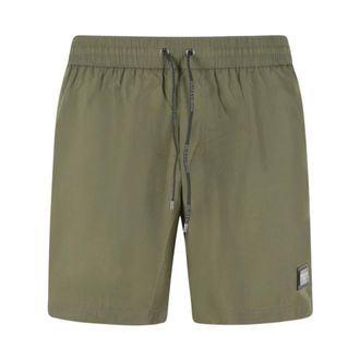 Dolce & Gabbana Homme, Maillots de bain, Vert, Taille: XL Short de bain