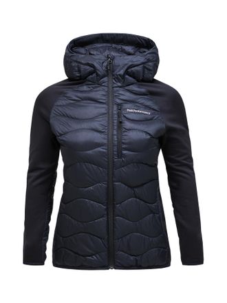 Peak Performance W Helium Down Hybrid Hood-BLAC - S