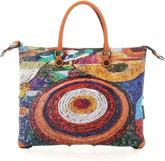 Gabs Femme, Sacs, Multicolore, Taille: ONE Size G3 Plus M Trip Borsa Zaino Trasformabile Shopper Tote Bauletto Pelle Stampa 610
