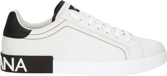 Dolce & Gabbana Homme, Chaussures, Blanc, Taille: 40 1/2 EU Baskets