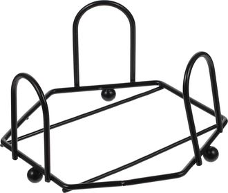 Cabilock 4 Stück Eisen Untersetzerhalter Stapelbar Leichter Küchentheke Organizer Platzsparend Robust für Zuhause Restaurant Tischordnung