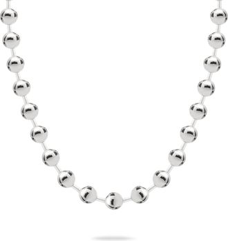 Liebeskind Liebeskind Berlin Damen Halskette LJ-1710-N-45 aus Edelstahl in IP Rhodium