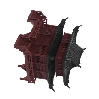 Milisten Miniatur Mini-Pagodenfigur Pavillon Micro Landschaftsornament Für Aquarium Bonsai Dekoration Authentische Chinesische Architektur Für Büro Zuhause