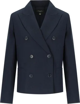 Max Mara Damen, Jacken, Blau, 2XSGr&ouml;&szlig;e