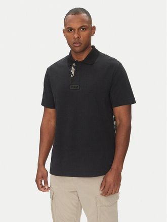 Versace Jeans Couture Poloshirt 78GAG627 Schwarz Regular Fit