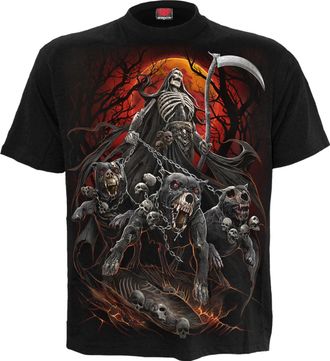 Spiral Harbingers Männer T-Shirt schwarz XXL 100% Baumwolle Basics, Horror, Rockwear, Totenköpfe