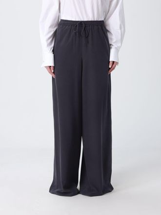 Max Mara Pantalon large en soie avec cordon de serrage