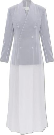 Maison Margiela Femme, Robes, Gris, Taille: 36 FR Robe Confectionn&eacute;e &agrave; Partir de Tissus Combin&eacute;s