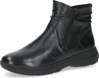 Caprice Caprice Damen Stiefeletten aus Leder mit Reißverschluss, Schwarz (Black Nappa), 36 EU