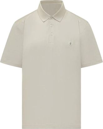 HUGO BOSS Homme, Tops, Blanc, Taille: L Polo en coton merceris&eacute;