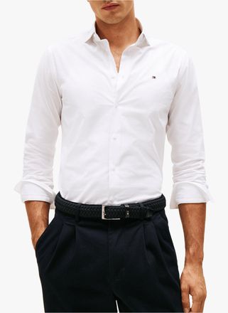 Tommy Hilfiger Chemise slim en coton m&eacute;lang&eacute;