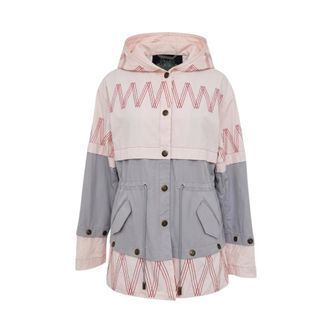 Mr & Mrs Italy Color-block Parka - - Jackets - Damen - Mehrfarbig - XS