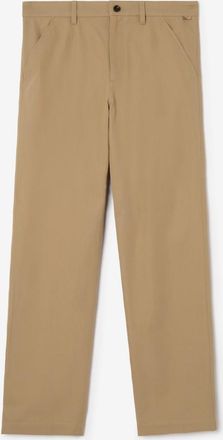 Burberry Chino en serg&eacute; de coton, Size: 54