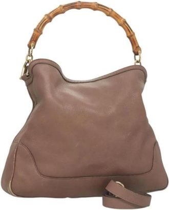 Gucci Pre-owned Cuir sacs-gucci - Femme - Pre-owned - Rose - Taille: ONE Size