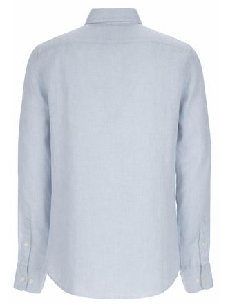 120% Lino Linen Shirt - Blue