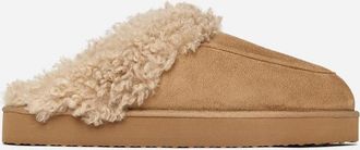 Arket Kunstfell-Hausschuh -Beige