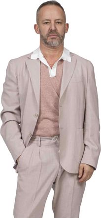 Eleventy Homme, Costumes, Rose, Taille: XL Abito 26
