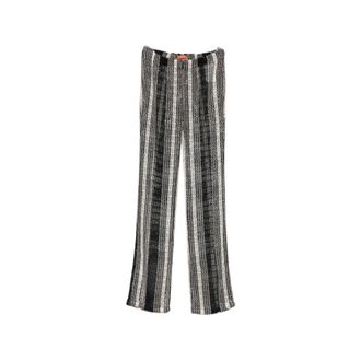 Missoni Femme, Pantalons, Multicolore, Taille: 38 FR Straight Pantalons