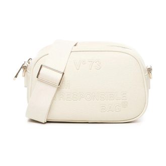 V&deg; 73 Wei&szlig;e Schultertasche mit Rei&szlig;verschluss - - Bags - Damen - Wei&szlig; - ONE SIZE