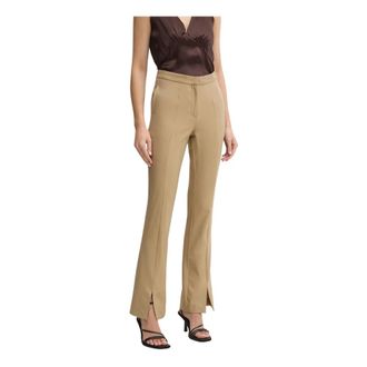 2nd Day 2Ndday - Sandras Wide Pantalons - Femme - Pantalons - Beige - Taille: 42 FR
