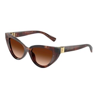Dolce & Gabbana Femme, Accessoires, Rouge, Taille: 52 MM Lunettes de soleil &eacute;l&eacute;gantes