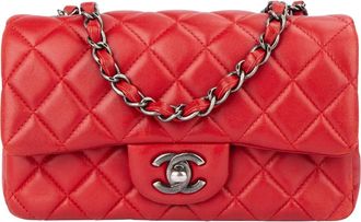 Chanel Crossbody Bags - Chanel Quilted Lambskin Antique Single Flap Crossb - Gr. unisize - in Bunt - f&uuml;r Damen