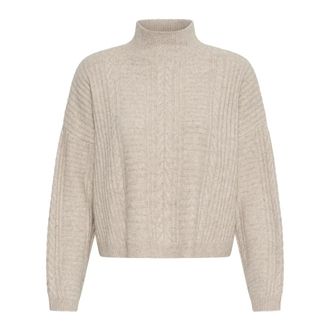 Ichi Strickware - - Knitwear - Damen - Beige - M