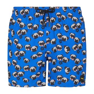 F**k Badeshorts - - Swimwear - Herren - Blau - XL
