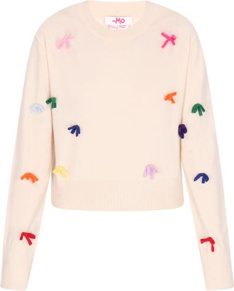 Mymo Pullover Frauen cremefarben