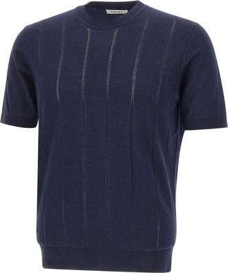 KANGRA Homme, Pulls, Bleu, Taille: L Tricot &agrave; col rond