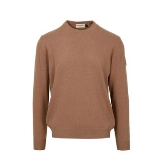 Roy Rogers Rundhals-Pullover - - Knitwear - Herren - Braun - 2XL