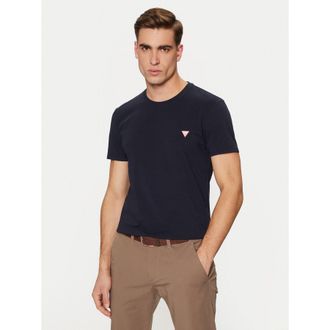 Guess T-Shirt M2YI24 J1314 Dunkelblau Slim Fit