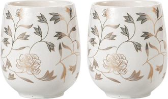 Cabilock 2 Stücke Chinesische Kung Fu Teetasse 180ml Keramik Japanische Sake Tassen Becher Keramiktasse Porzellan Teebecher Teeschalen Trinkbecher Teeservice f