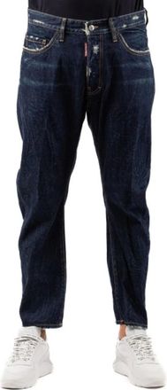 Dsquared2 Homme, Jeans, Bleu, Taille: XS Regular Fit Bro Jeans