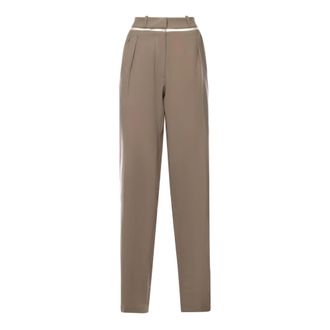 Nensi Dojaka Wide Hosen - - Trousers - Damen - Braun - S