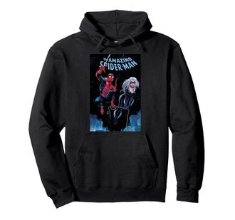 MARVEL Spider-Man The Amazing Spider-Man and Black Cat Pullover Hoodie