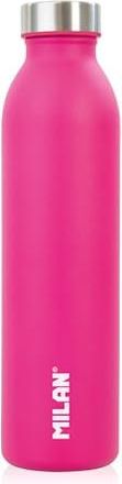 milan Thermosflasche, Edelstahl, 0,59 l, Acid-Serie, Rosa