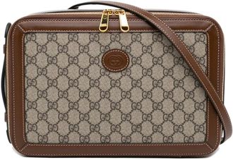 Gucci Hobo Bags - GG Supreme Azalea Box Bag - Gr. unisize - in Braun - f&uuml;r Damen