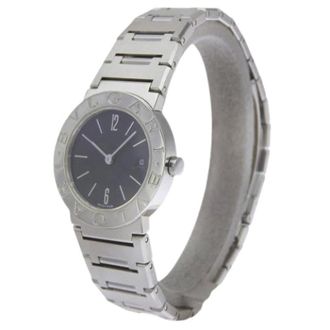 Bulgari Montre vintage doccasion - Femme - Pre-owned - Noir - Taille: ONE Size