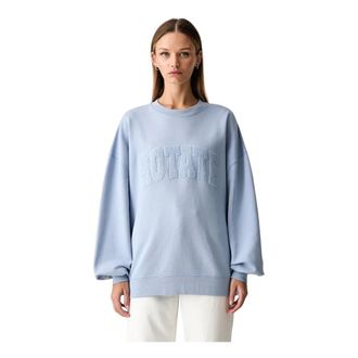 Rotate Relaxed Fit Sweatshirt - - Sweatshirts & Hoodies - Damen - Blau - XS
