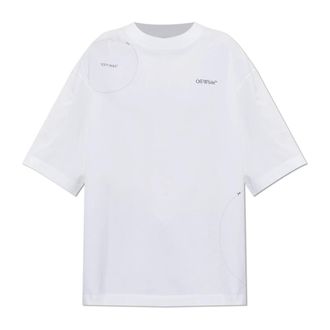 Off-white T-Shirt mit Print-Logo - - Tops - Damen - Wei&szlig; - M