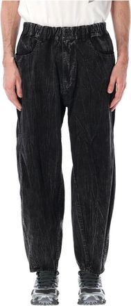 And Wander Homme, Jeans, Noir, Taille: L Jeans &agrave; taille &eacute;lastiqu&eacute;e
