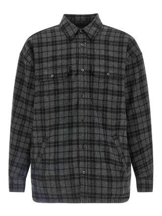 Willy Chavarria Blouson Rembourr&eacute; - Gris