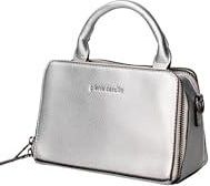 Pierre Cardin Sac &agrave; main femme Polyur&eacute;thane en polyur&eacute;thane 18x12x10 cm 6670-GN27, argent, Taille unique
