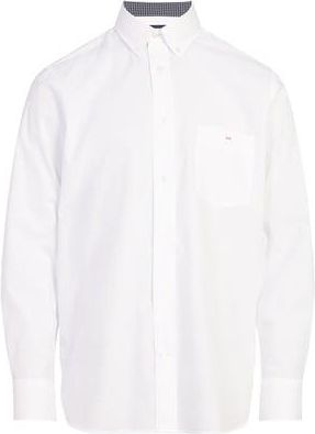 Eden Park Chemise col am&eacute;ricain &agrave; manches longues en coton