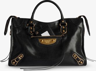 Balenciaga Le City Uptown leather handbag with stud detail - BALENCIAGA - gender_Woman