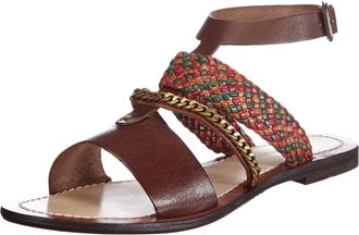 Antik Batik Damen TEPIA Sandalen, Braun (Brown)