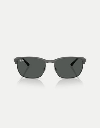Ray-Ban Rb4469 liteforce - Lunettes de soleil carr&eacute;es &agrave; verres gris - Gris sable